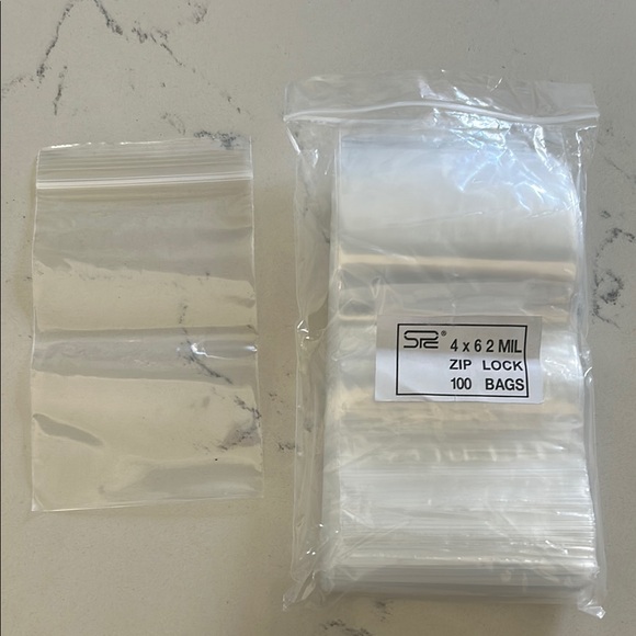 Office | 10 4x6 Clear Zip Lock Bags | Poshmark